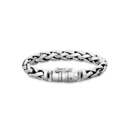 Armband Kuzzoi "Herren Gliederarmband Robust Rund 925 Silber" Gr. 19, silber, Armb&auml;nder, Herren, 19cm, ohne Stein, Silber 925 (Sterlingsilber), Armband