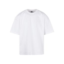 T-Shirt Urban Classics "Urban Classics Herren Ultra Heavy Oversized Tee", Jungen, Gr. L, wei&szlig;, 100% Baumwolle, unifarben, oversize, Rundhals, Shirts T-Shirt