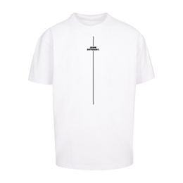 T-Shirt Merchcode "Merchcode Herren Think Different Heavy Oversized Tee", Jungen, Gr. 5XL, wei&szlig;, 100% Baumwolle, bedruckt, oversize, Rundhals, Shirts T-Shirt