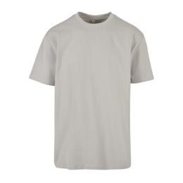 T-Shirt "Upscale by Mister Tee Herren Bronx Tale Tee", Jungen, Gr. L, lightasphalt, 100% Baumwolle, UPSCALE BY MISTER TEE, unifarben, oversize, Rundhals, Shirts T-Shirt