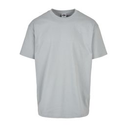 T-Shirt Urban Classics "Urban Classics Herren Heavy Oversized Tee", Jungen, Gr. M, grau (summerblau), 100% Baumwolle, unifarben, oversize, Rundhals, Shirts T-Shirt
