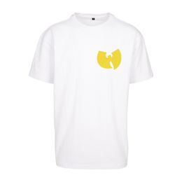 T-Shirt "Upscale by Mister Tee Herren WU Tang Loves NY Oversize Tee", Jungen, Gr. M, wei&szlig;, 100% Baumwolle, UPSCALE BY MISTER TEE, unifarben, oversize, Rundhals, Shirts T-Shirt