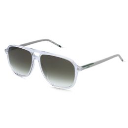 HUGO BOSS Hugo HG 1398/S | Herren-Sonnenbrille | Fassung: Vollrand, Pilot, Acetat, Kristall Gr&uuml;n | Glasfarbe: Gr&uuml;n