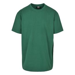 T-Shirt Urban Classics "Urban Classics Herren Heavy Oversized Tee", Jungen, Gr. L, gr&uuml;n, 100% Baumwolle, unifarben, oversize, Rundhals, Shirts T-Shirt