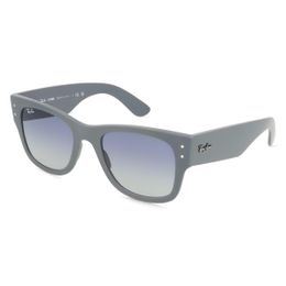 Ray-Ban RB4840S | Unisex-Sonnenbrille | Fassung: Vollrand, Quadratisch, Kunststoff, Grau Matt | Glasfarbe: Grau Verlaufend