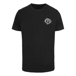 T-Shirt MisterTee "MisterTee Herren Rosary Mary Tee", Jungen, Gr. S, schwarz, 100% Baumwolle, bedruckt, normal, Rundhals, Shirts T-Shirt