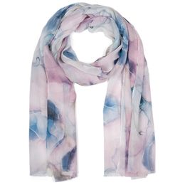 Schal styleBREAKER "Schal mit Marmor Muster", Damen, rosa (rose), Obermaterial: 100% Viskose CV., Modisch, Modet&uuml;cher Schal