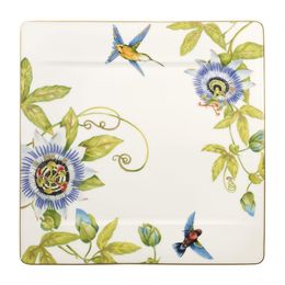 Villeroy & Boch Speiseteller VILLEROY & BOCH "Gourmetteller Amazonia 35 x 35 cm bunt", bunt, L:35cm, Speiseteller, Speiseteller