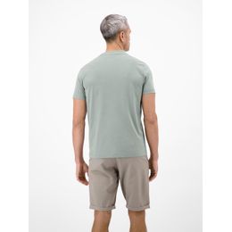 T-Shirt Lerros, Jungen, Gr. L, storm grau, Web, Obermaterial: 75% Baumwolle, 25% Polyester, unifarben, regular fit normal, Rundhals, gerader Abschluss, Shirts T-Shirt, mit Logo Stickerei