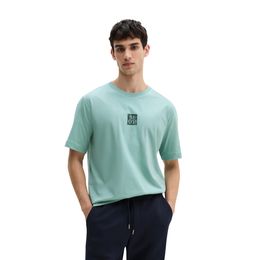 Marc O'Polo T-Shirt MARC O'POLO "aus reiner Bio-Baumwolle", Jungen, Gr. XXL, midnight moss, Obermaterial: 100% Baumwolle, unifarben, Basic, regular fit, Shirts T-Shirt