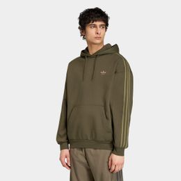 Kapuzensweatshirt adidas originals "ADICOLOR CLASSICS 3-STREIFEN HOODIE", Herren, Gr. XXL, night cargo, Obermaterial: 70% Baumwolle, 30% Polyester, normal, Rundhals, angesetztes B&uuml;ndchen, Sweatshirts