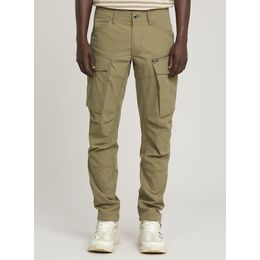 G-Star Raw Cargohose G-STAR "Rovic Zip 3D Regular Tapered Hose", Herren, Gr. 28, L&auml;nge 30, gr&uuml;n (ensis gr&uuml;n), Obermaterial: 57% Polyester, 43% Elastomultiester, Hosen Cargohose