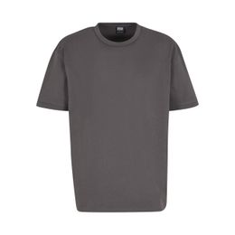 T-Shirt Urban Classics "Urban Classics Rib Cuff Tee", Jungen, Gr. L, magnet, 100% Baumwolle, unifarben, loose fit, Rundhals, Shirts T-Shirt
