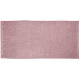 Strandtuch HECKETT & LANE "Heckettlane Strandtuch Grant", rosa, B:90cm L:180cm, Frottee, Baumwolle, Handt&uuml;cher, Strandtuch aus hochwertige Baumwolle, 650gr/m&sup2;