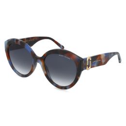 Marc Jacobs 882/S | Damen-Sonnenbrille | Fassung: Vollrand, Cat Eye, Acetat, Braun Havanna | Glasfarbe: Grau