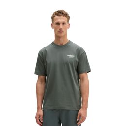 Marc O'Polo T-Shirt MARC O'POLO "mit Seafood-R&uuml;ckenprint", Jungen, Gr. XL, gr&uuml;n (mangrove), Obermaterial: 100% Baumwolle, unifarben, Basic, loose fit, Rundhals, Shirts T-Shirt