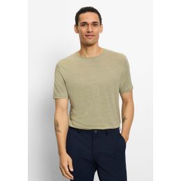 T-Shirt OLYMP "OLYMP Casual Wirk", Jungen, Gr. L, mint, 95% Leinen, 5% Elasthan, Shirts T-Shirt