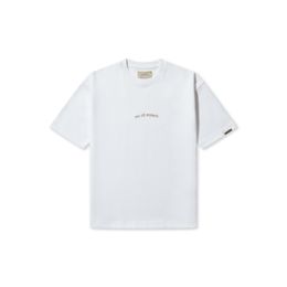 T-Shirt PAS DE MONACO "Pas De Monaco BRODERIE T-SHIRT", Jungen, Gr. M, optic wei&szlig;, 70% Polyester, 30% Baumwolle, bedruckt, relaxed fit, Rundhals, Shirts T-Shirt