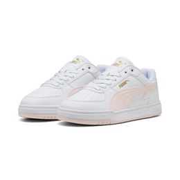 Sneaker Puma "CAVEN III", Herren, Gr. 38,5, rosa (Puma wei&szlig;, jasmine flower, gold), Synthetik, mehrfarbig, Schuhe Sneaker, f&uuml;r sportliche und l&auml;ssige Looks, mit gepolstertem Fu&szlig;bett