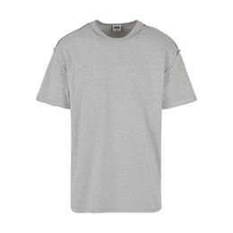 T-Shirt Urban Classics "Urban Classics Herren Oversized Inside Out Tee", Jungen, Gr. L, grau, 100% Baumwolle, unifarben, oversize, Rundhals, Shirts T-Shirt