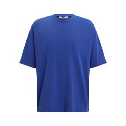 T-Shirt DEF "DEF Herren DEF T-Shirt", Jungen, Gr. XL, blau (cobaltblau), 100% Baumwolle, unifarben, oversize, Rundhals, Shirts T-Shirt