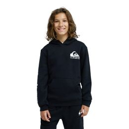Kapuzensweatshirt Quiksilver "Omni Logo", Jungen, Gr. 10, schwarz, Obermaterial: 55% Baumwolle, 45% Polyester., Sweatshirts