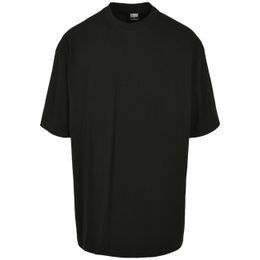 T-Shirt Urban Classics "Urban Classics Herren Huge Tee", Jungen, Gr. L, schwarz, 100% Baumwolle, unifarben, oversize, Rundhals, Shirts T-Shirt