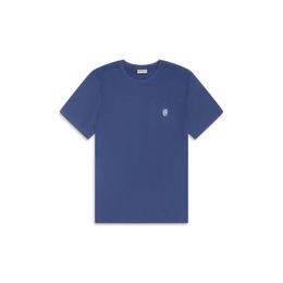 T-Shirt 883POLICE "883 Police MULLIN T-SHIRT", Jungen, Gr. M, air blau, 100% Baumwolle, unifarben, slim fit, Rundhals, Shirts T-Shirt