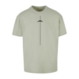 T-Shirt Merchcode "Merchcode Herren Think Different Heavy Oversized Tee", Jungen, Gr. M, softsalvia, 100% Baumwolle, bedruckt, oversize, Rundhals, Shirts T-Shirt