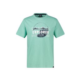T-Shirt Lerros "T-Shirt mit O-Neck in gro&szlig;en Gr&ouml;&szlig;en", Jungen, Gr. 4XL, mint water, 100% Baumwolle, Rundhals, Shirts T-Shirt