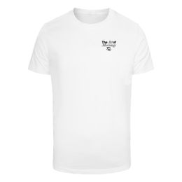 T-Shirt MisterTee "MisterTee The Art Of Mornings Tee", Jungen, Gr. S, wei&szlig;, 100% Baumwolle, bedruckt, normal, Rundhals, Shirts T-Shirt