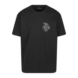 T-Shirt "Upscale by Mister Tee Not Like Us Oversize Tee", Jungen, Gr. L, schwarz, 100% Baumwolle, UPSCALE BY MISTER TEE, bedruckt, oversize, Rundhals, Shirts T-Shirt