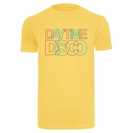 T-Shirt MisterTee "MisterTee Herren Daytime Disco Tee", Jungen, Gr. L, gelb (taxigelb), 100% Baumwolle, unifarben, normal, Rundhals, Shirts T-Shirt