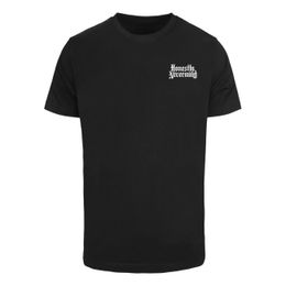 T-Shirt MisterTee "MisterTee Honestly Nevermind Tee", Jungen, Gr. L, schwarz, 100% Baumwolle, bedruckt, normal, Rundhals, Shirts T-Shirt