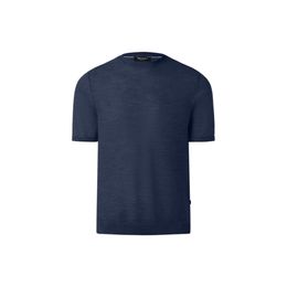 T-Shirt Maerz Muenchen "Maerz Muenchen 404000 T-Shirt Herren Bekleidung", Jungen, Gr. 48, blau, 100% Wolle (Merino), Shirts T-Shirt