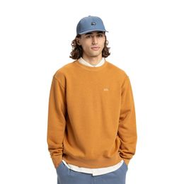 Sweatshirt Quiksilver "Salt Water", Herren, Gr. L, orange (almond), Obermaterial: 55% Baumwolle, 25% Baumwolle, 20% Polyester., Sweatshirts Sweatshirt