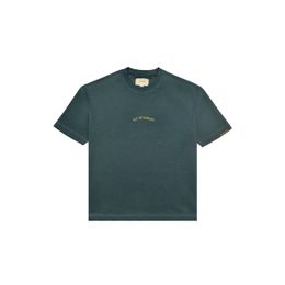 T-Shirt PAS DE MONACO "Pas De Monaco BRODERIE T-SHIRT", Jungen, Gr. L, forest, 70% Polyester, 30% Baumwolle, bedruckt, relaxed fit, Rundhals, Shirts T-Shirt