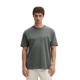 Marc O'Polo T-Shirt MARC O'POLO "aus schwerem Bio-Baumwoll-Jersey", Jungen, Gr. M, mangrove, Obermaterial: 100% Baumwolle, unifarben, Basic, loose fit, Rundhals, Shirts T-Shirt
