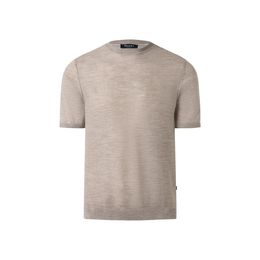 T-Shirt Maerz Muenchen "Maerz Muenchen 404000 T-Shirt Herren Bekleidung", Jungen, Gr. 48, beige, 100% Wolle (Merino), Shirts T-Shirt