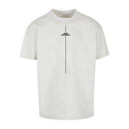 Merchcode Herren T-Shirt "Merchcode Herren Think Different Heavy Oversized Tee"lightgrau, Gr. XS, bedruckt, 100% Baumwolle, Shirts