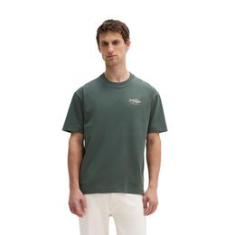 Marc O'Polo T-Shirt MARC O'POLO "mit maritimem R&uuml;ckenprint", Jungen, Gr. 3XL, mangrove, Obermaterial: 100% Baumwolle, unifarben, Basic, loose fit, Rundhals, Shirts T-Shirt