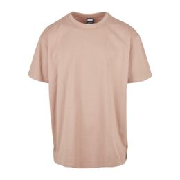 T-Shirt Urban Classics "Urban Classics Herren Heavy Oversized Tee", Jungen, Gr. XL, beige (amber), 100% Baumwolle, unifarben, oversize, Rundhals, Shirts T-Shirt