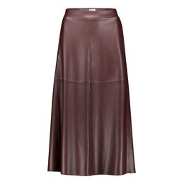 Maxirock Vera Mont "Damen mit Taschen", Damen, Gr. 34, rostbraun, Obermaterial: 100% Polyurethan, 100% Polyester. Futter: 100% Polyester, gerade lang, R&ouml;cke Maxirock