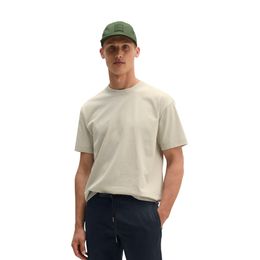 Marc O'Polo T-Shirt MARC O'POLO "aus schwerem Bio-Baumwoll-Jersey", Jungen, Gr. L, grau kit, Obermaterial: 100% Baumwolle, unifarben, Basic, loose fit, Rundhals, Shirts T-Shirt