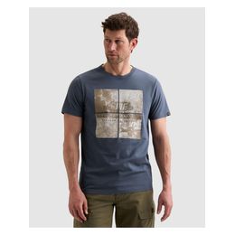 PME-Legend T-Shirt PME LEGEND "Short sleeve r-neck single jersey big art", Jungen, Gr. L, vintage indigo, Jersey, Obermaterial: 100% Baumwolle, bedruckt, regular fit normal, Rundhals, abgesteppte Kante, Shirts T-Shirt, mit Print
