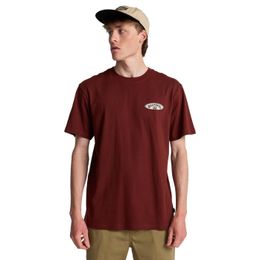 T-Shirt Billabong "Orbit Arch", Jungen, Gr. L, burnt rot, Obermaterial: 100% Baumwolle., Shirts T-Shirt
