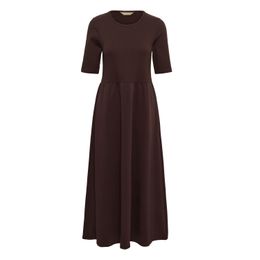 Jerseykleid Culture "Jerseykleid CUhilde", Damen, Gr. M, N-Gr, braun (coffee bean), Obermaterial: 48% Modal CMD. 48% Polyester PES. 4% Elasthan EL., Kleider Jerseykleid