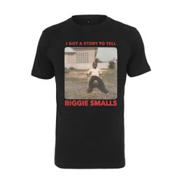 T-Shirt Merchcode "Merchcode Biggie Old Photo Tee", Jungen, Gr. L, schwarz, 100% Baumwolle, bedruckt, normal, Rundhals, Shirts T-Shirt