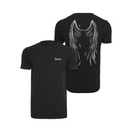 T-Shirt MisterTee "MisterTee Herren Deamon Tee", Jungen, Gr. L, schwarz, 100% Baumwolle, unifarben, normal, Rundhals, Shirts T-Shirt