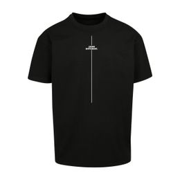 T-Shirt Merchcode "Merchcode Herren Think Different Heavy Oversized Tee", Jungen, Gr. L, schwarz, 100% Baumwolle, bedruckt, oversize, Rundhals, Shirts T-Shirt